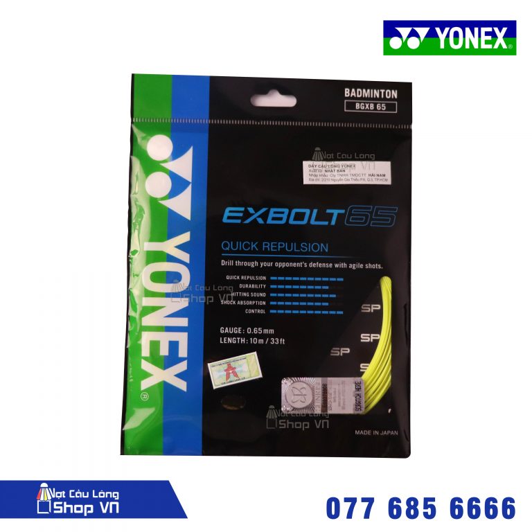 Dây cước căng vợt Yonex Exbolt 65 - Vợt Cầu Lông Shop