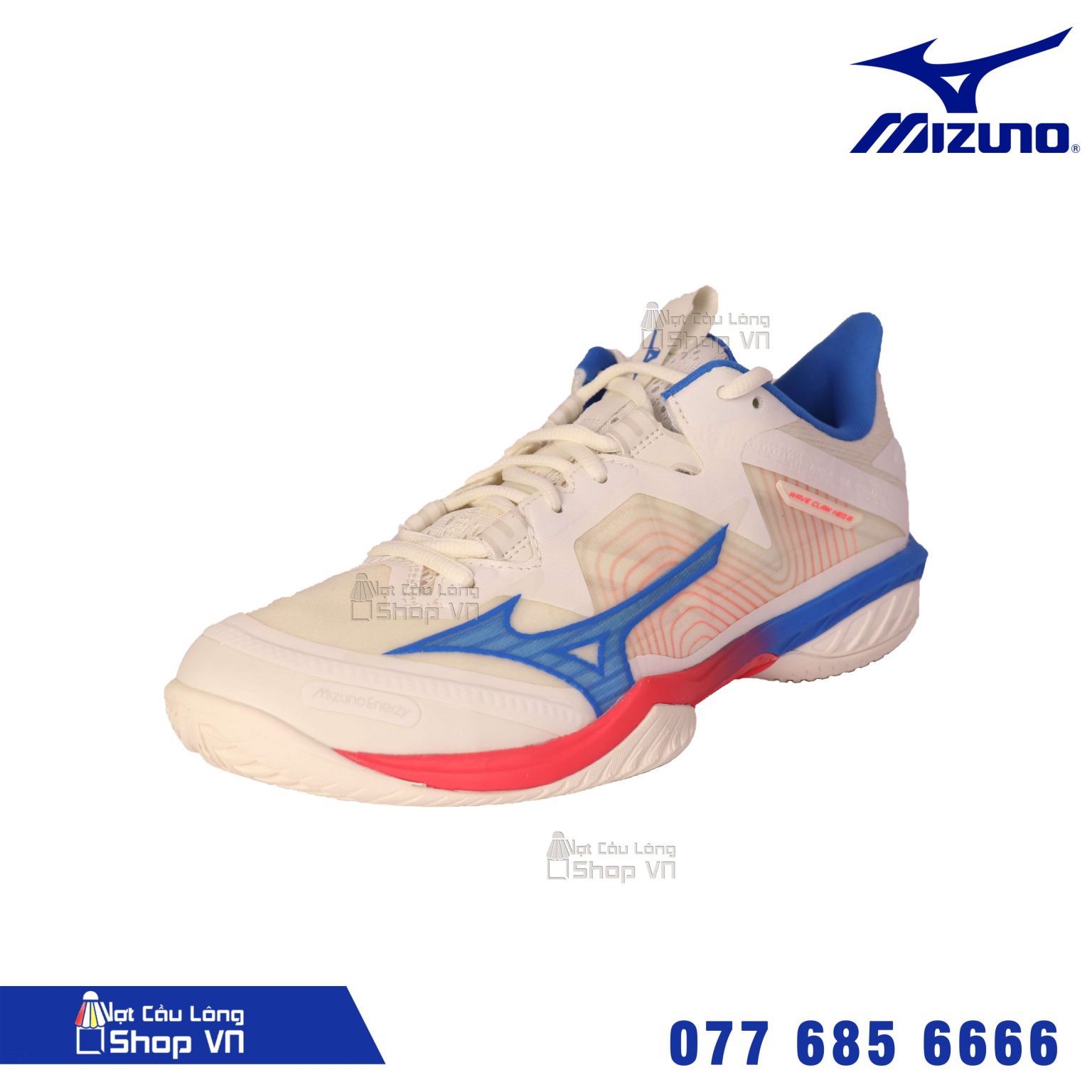 Giày cầu lông Mizuno Wave Claw Neo 2 Trắng - Vợt Cầu Lông Shop